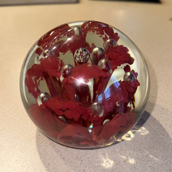 Handblown art glass paperweight | Accents | Handblown Art Glass ...